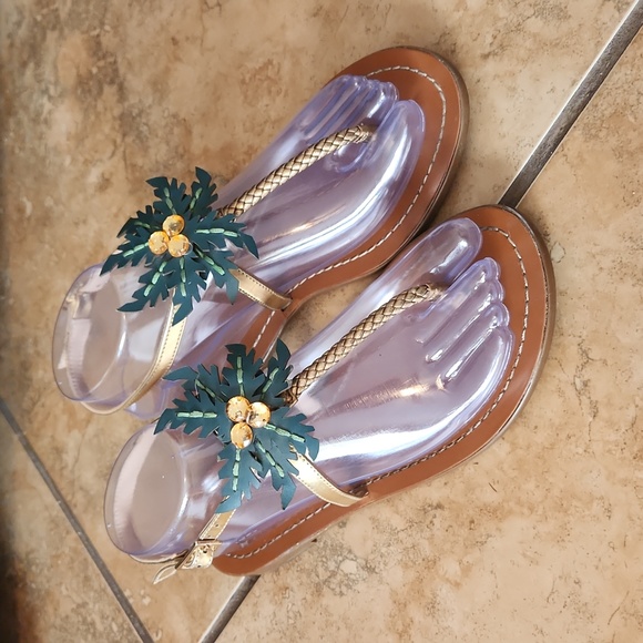 kate spade | Shoes | Kate Spade Womens Palm Tree Sandals | Poshmark